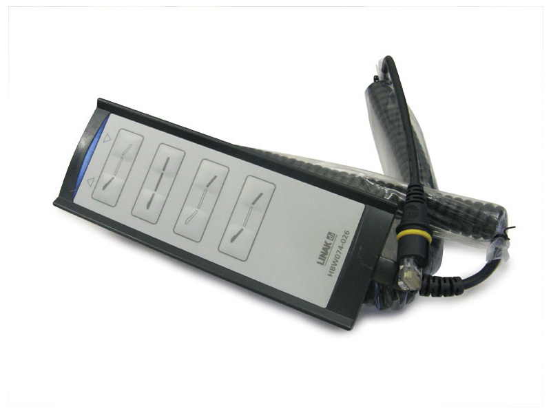 [LINHANP03-06] Handset, 8 Button, Dark Grey, 10 Pin Modular (Flat) Plug, Linak HB70